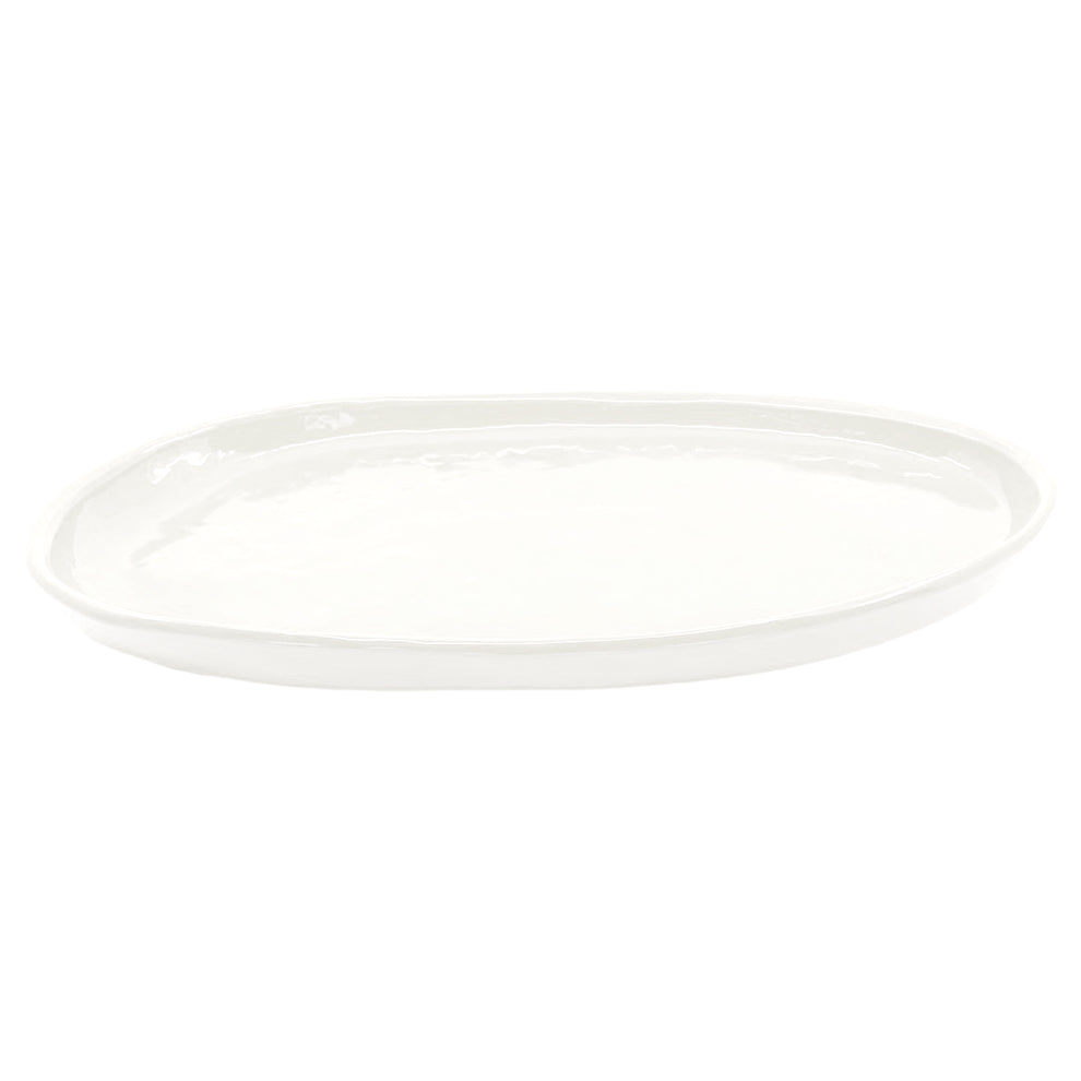 SMALL OVAL PLATTER WHITE GLOSS – Batch